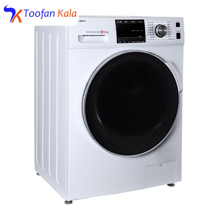 ماشین لباسشویی پاکشوما مدل TFU-84407 ظرفیت 8 کیلوگرم | طوفان کالا | طوفان کالا